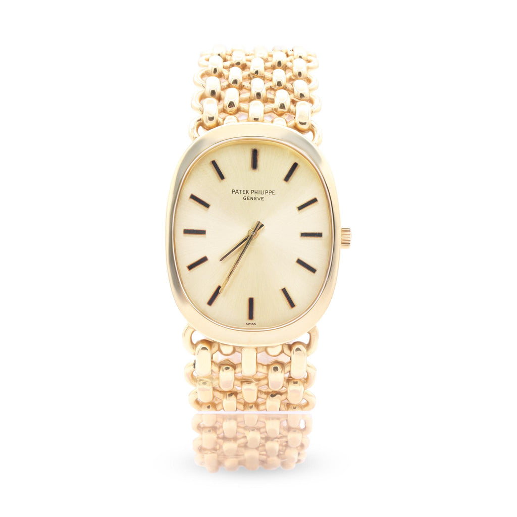 Patek Philippe Golden Ellipse 18K Yellow Gold Oval Circa 1970s watch ...