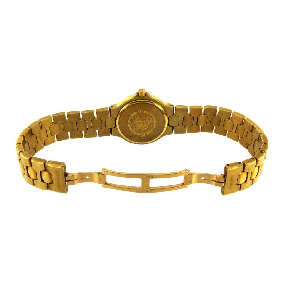Longines Gold Ladies Conquest 18k Diamond Bezel Watch – Crown Jewelers