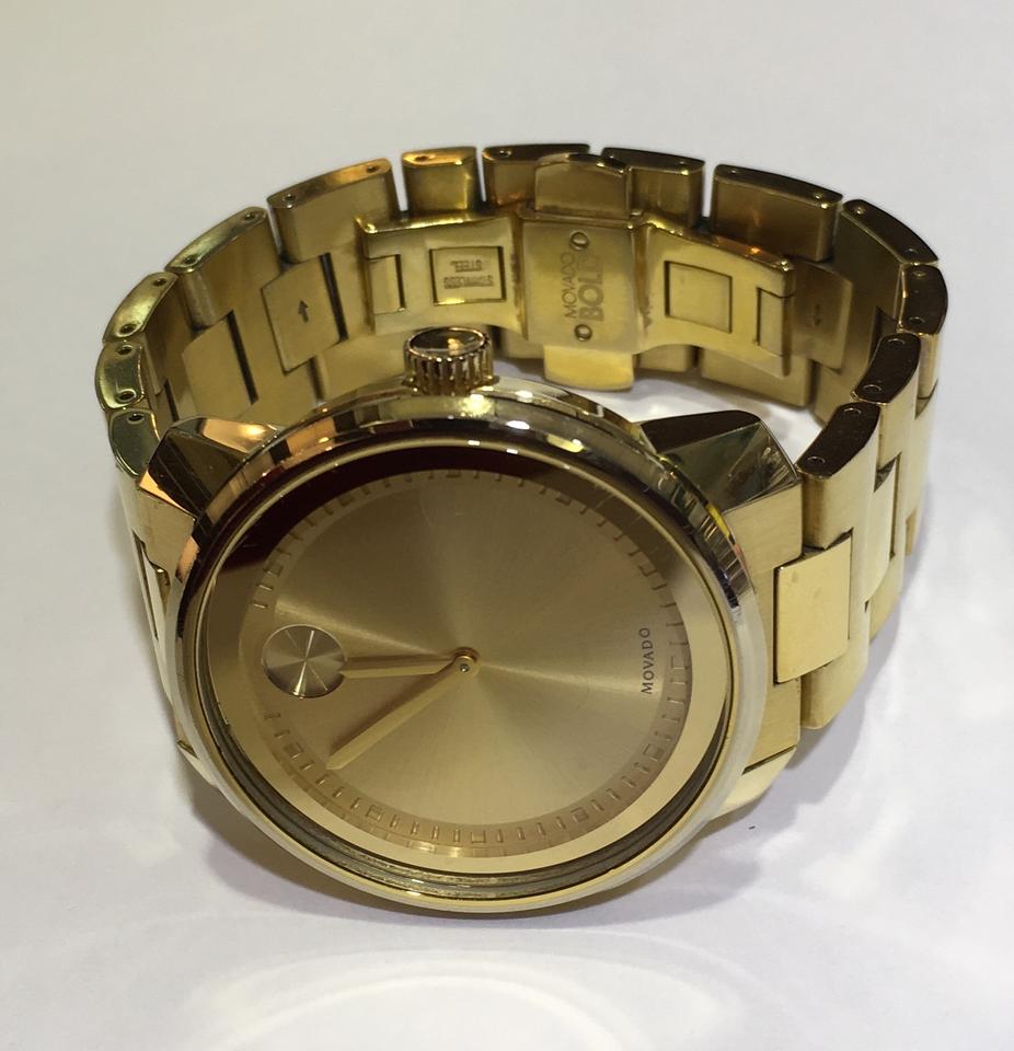 Movado Silver/Gold Museum Black Dial Two-tone Stainless Steel 0606605 ...