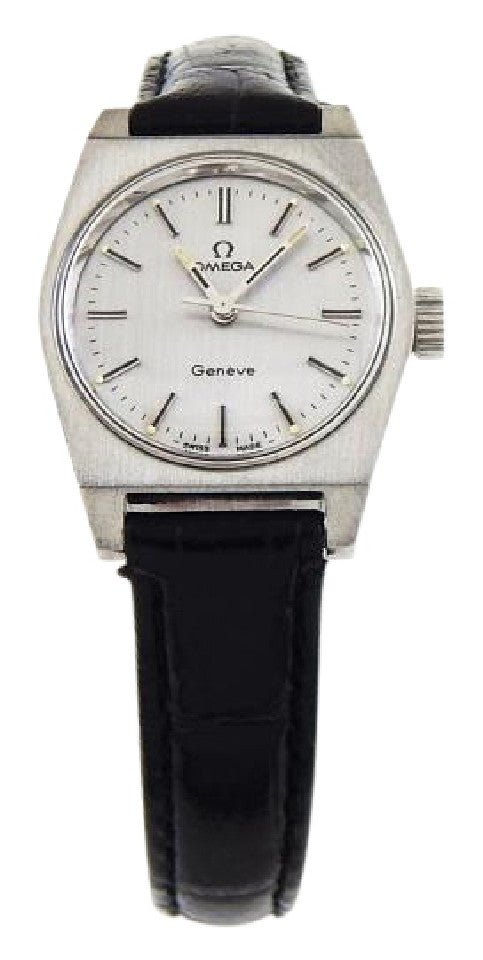 Omega Black / Silver Dial / Circa 1970's Geneve Watch – Crown Jewelers